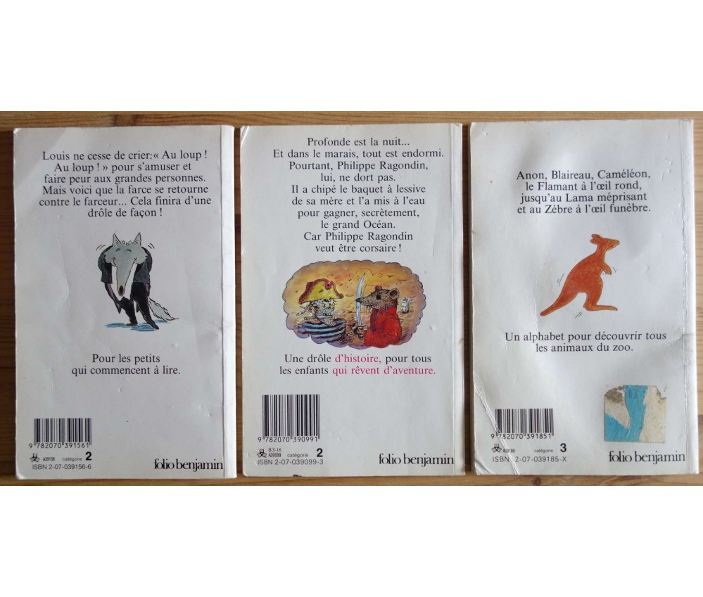 Lot Le ragondin ne dormait pas - abc zoo - le garçon qui