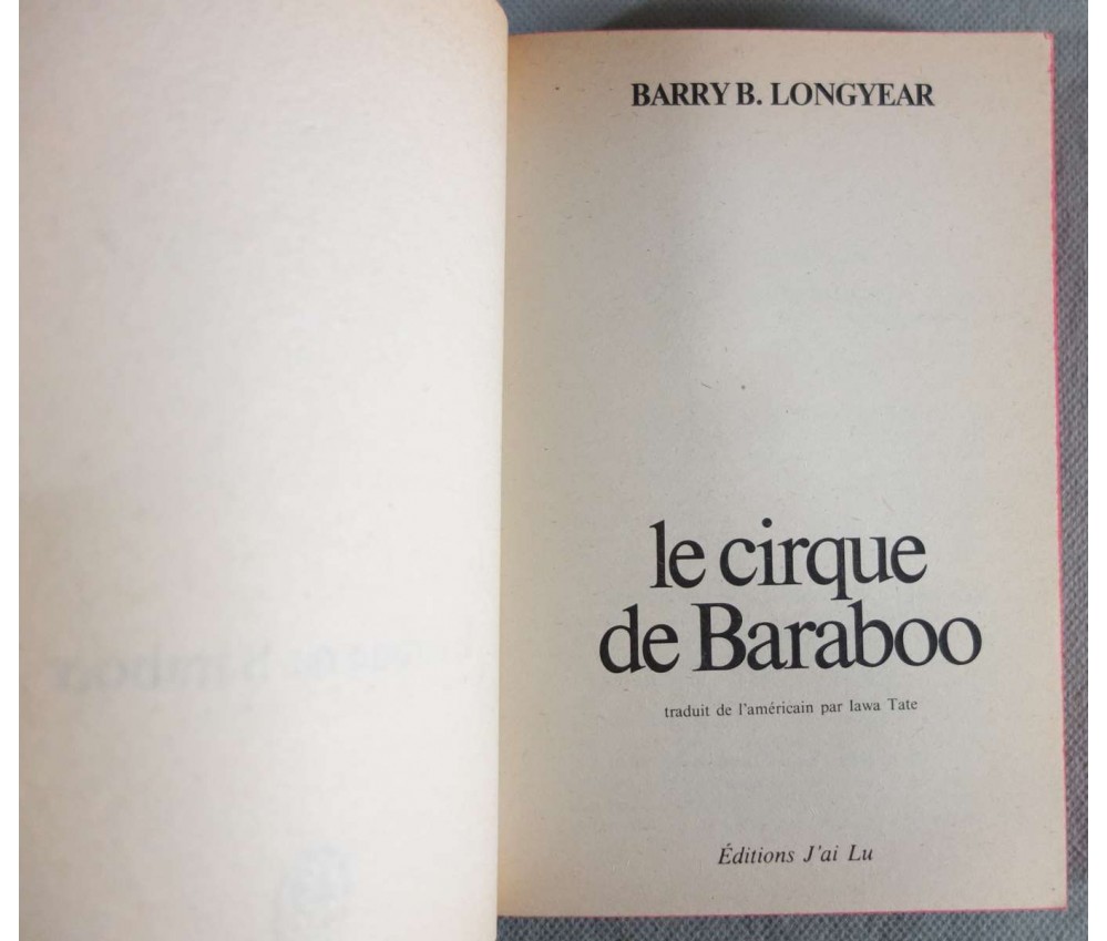 Le cirque de Baraboo - B. B. Longyear - par Barry B.